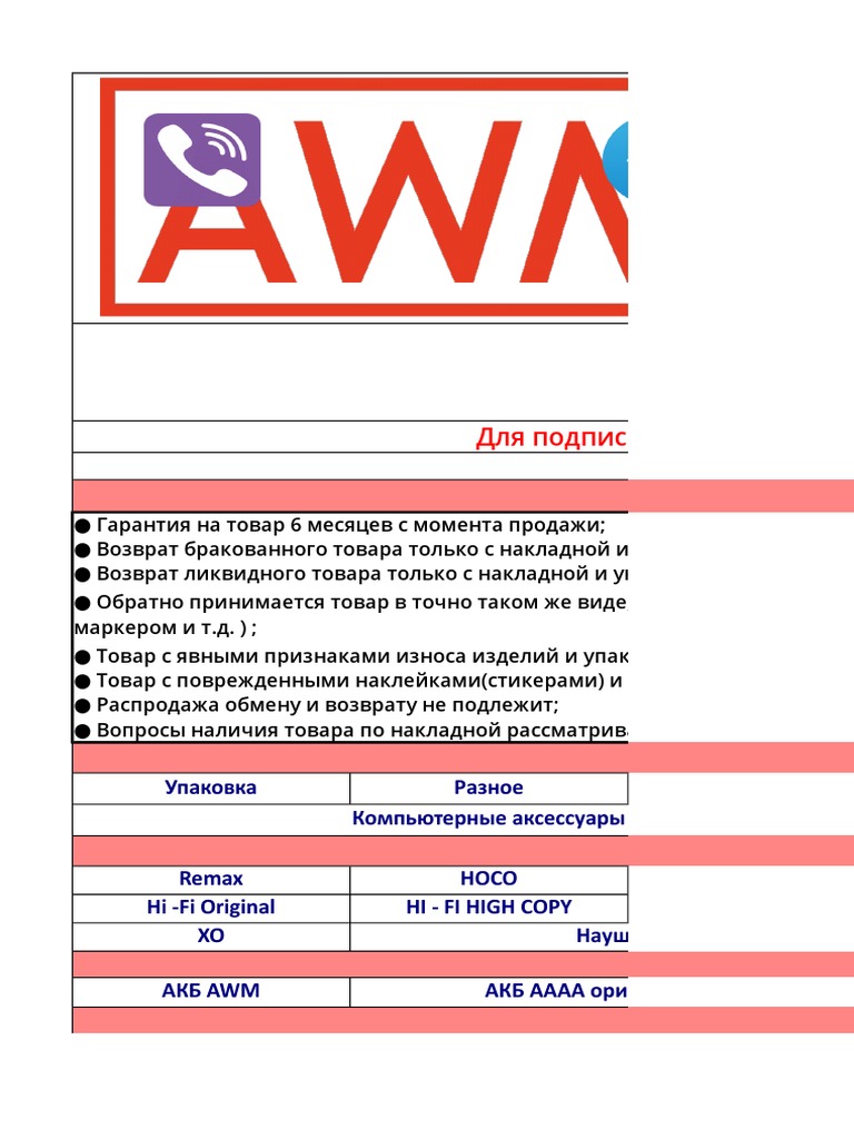 Price - AWM 08.05 | PDF | Electrical Engineering | Consumer Electronics