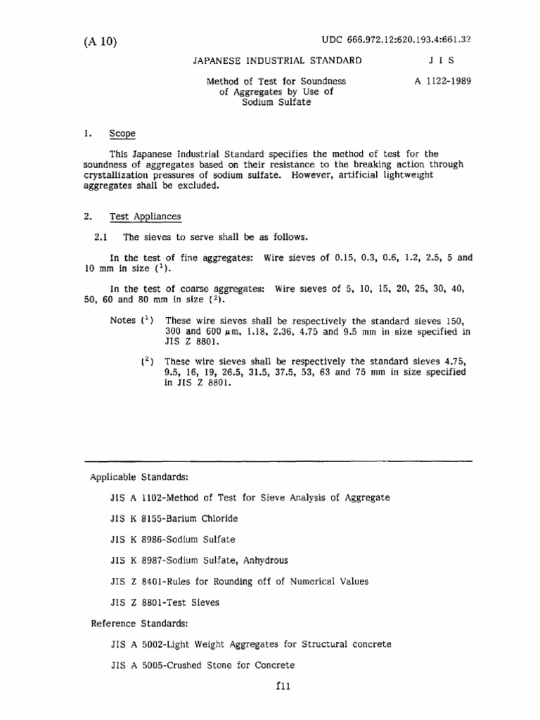 Jis 1102-1989 PDF | PDF