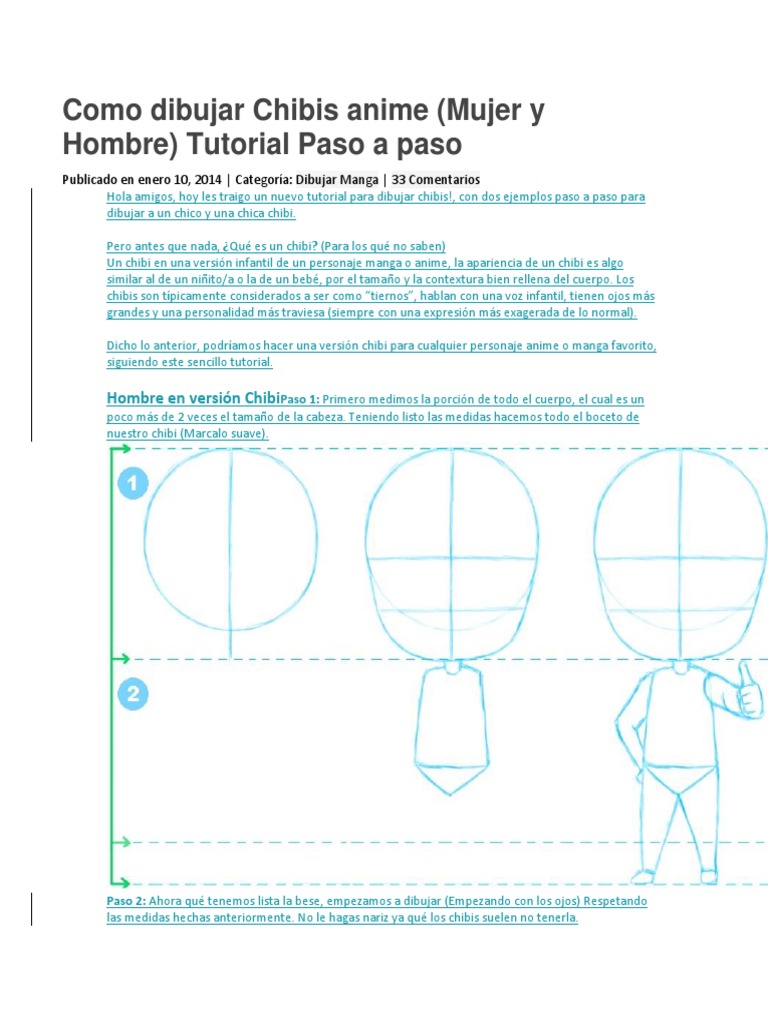 Como Dibujar Chibis Anime
