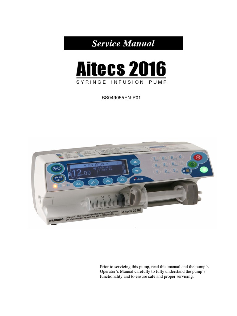 Maintenance and Troubleshooting Manual for the Aitecs 2016 Syringe ...