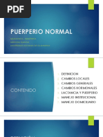 Puerperio Fisiologico, Inmediato, Mediato y Tardio | PDF | Periodo ...
