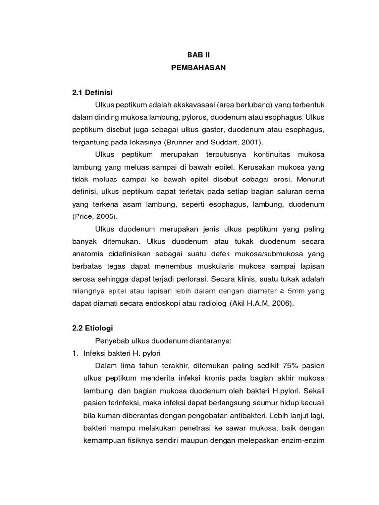 Ulkus Duodenum | PDF