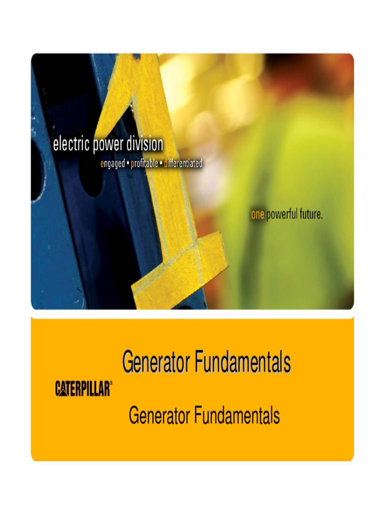 Generator Fundamentals Presentation | PDF | Machines | Electrical ...