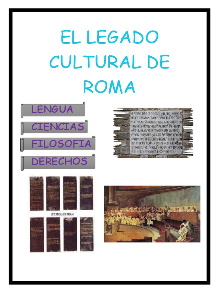 El Legado Cultural de Roma | PDF | Ley romana | Ley común
