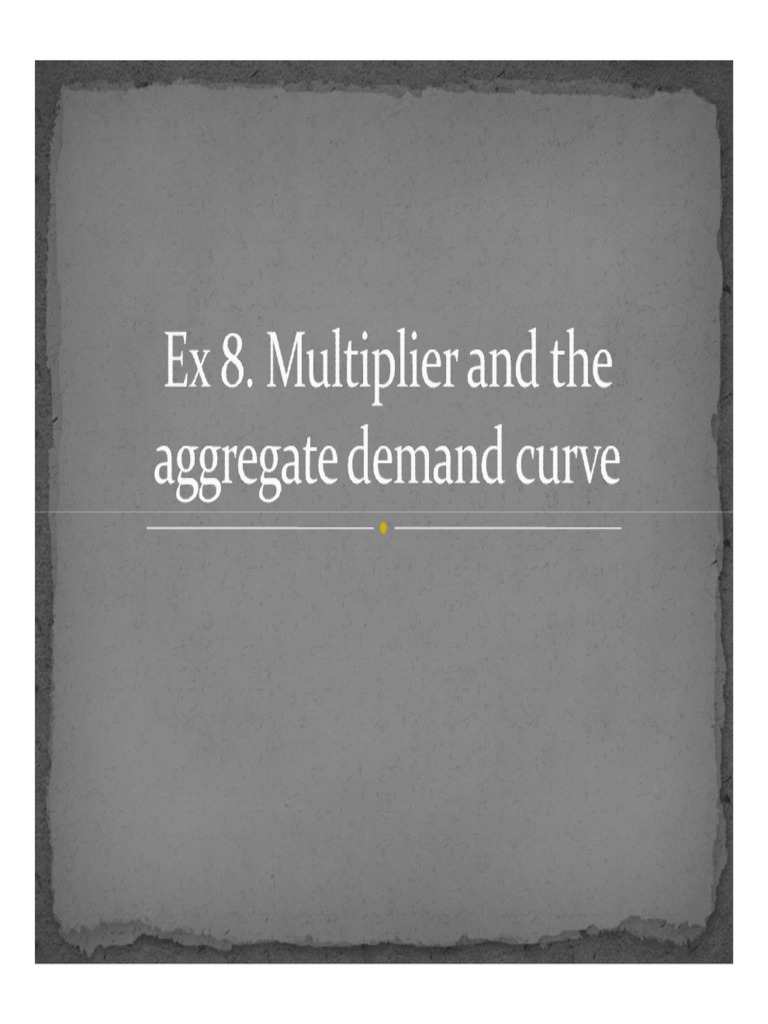 Balanced Budget Multiplier | PDF | Multiplier (Economics) | Fiscal ...