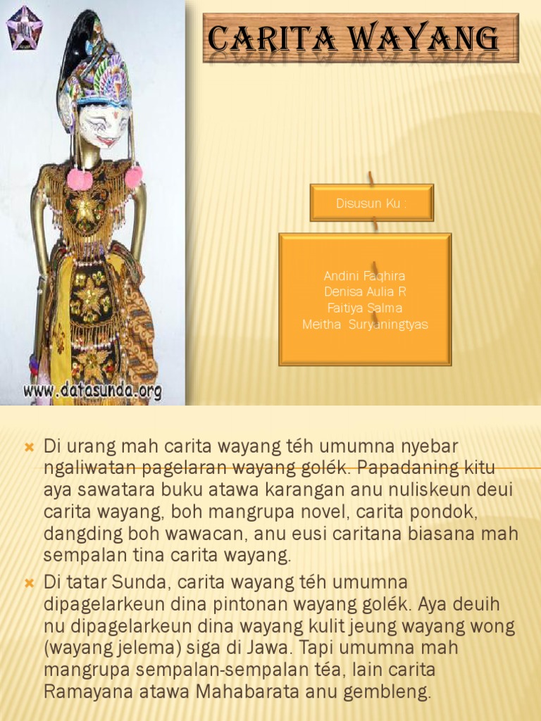 Carita Wayang | PDF | Agama & Spiritualitas | Fiksi Umum