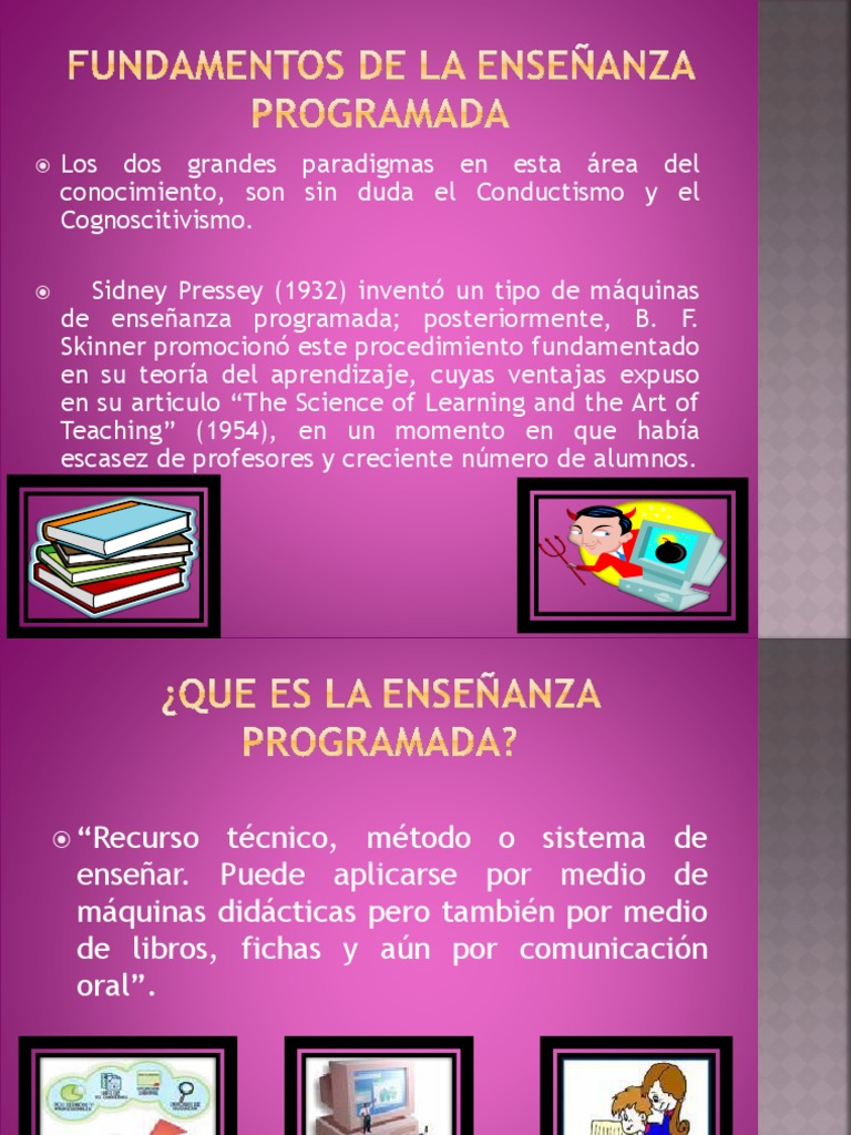 La Enseñanza Programada | PDF | Maestros | Aprendizaje