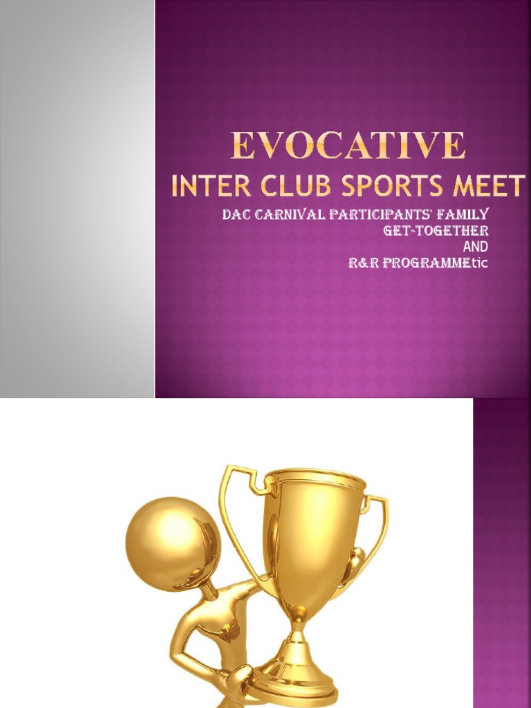Sports Participants' Meet Final | PDF | Wellness