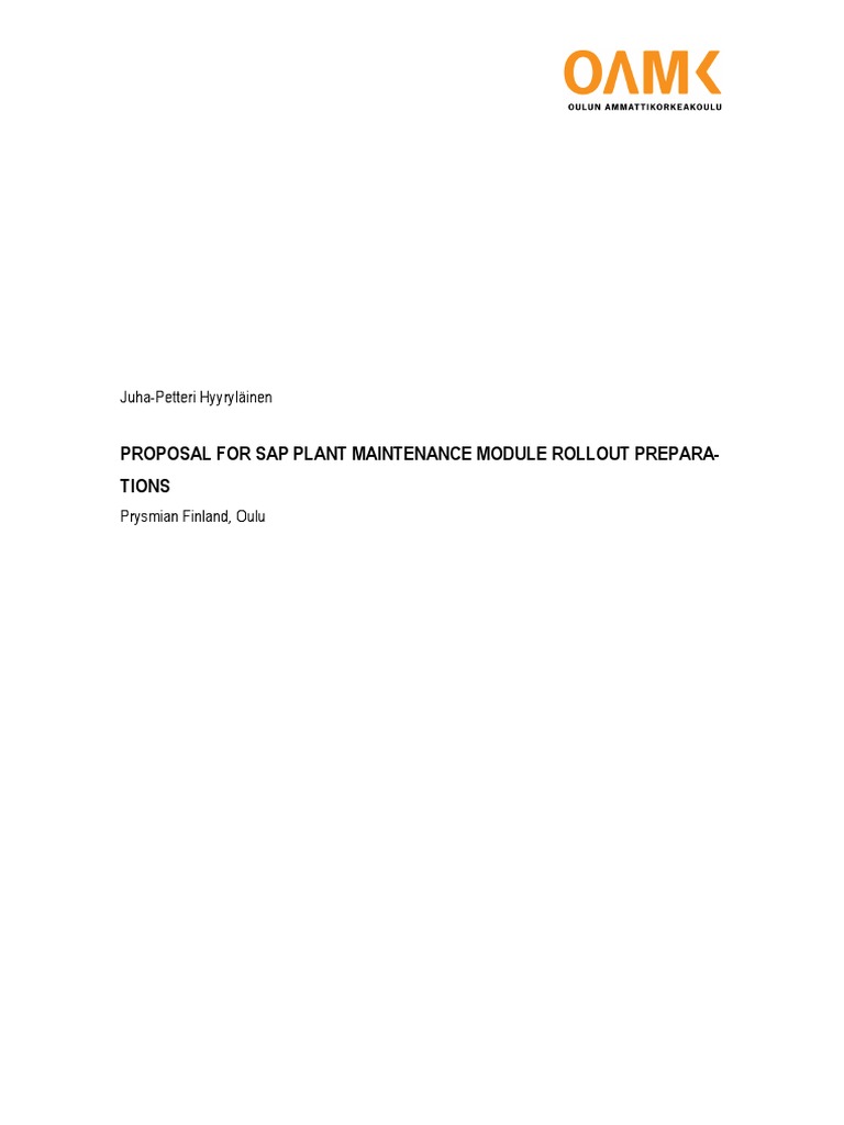 Sap PM | PDF | Enterprise Resource Planning | Sap Se