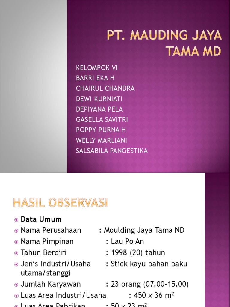 Olahan Stanggi dan Serbuk Kayu | PDF | Home & Garden | Technology ...