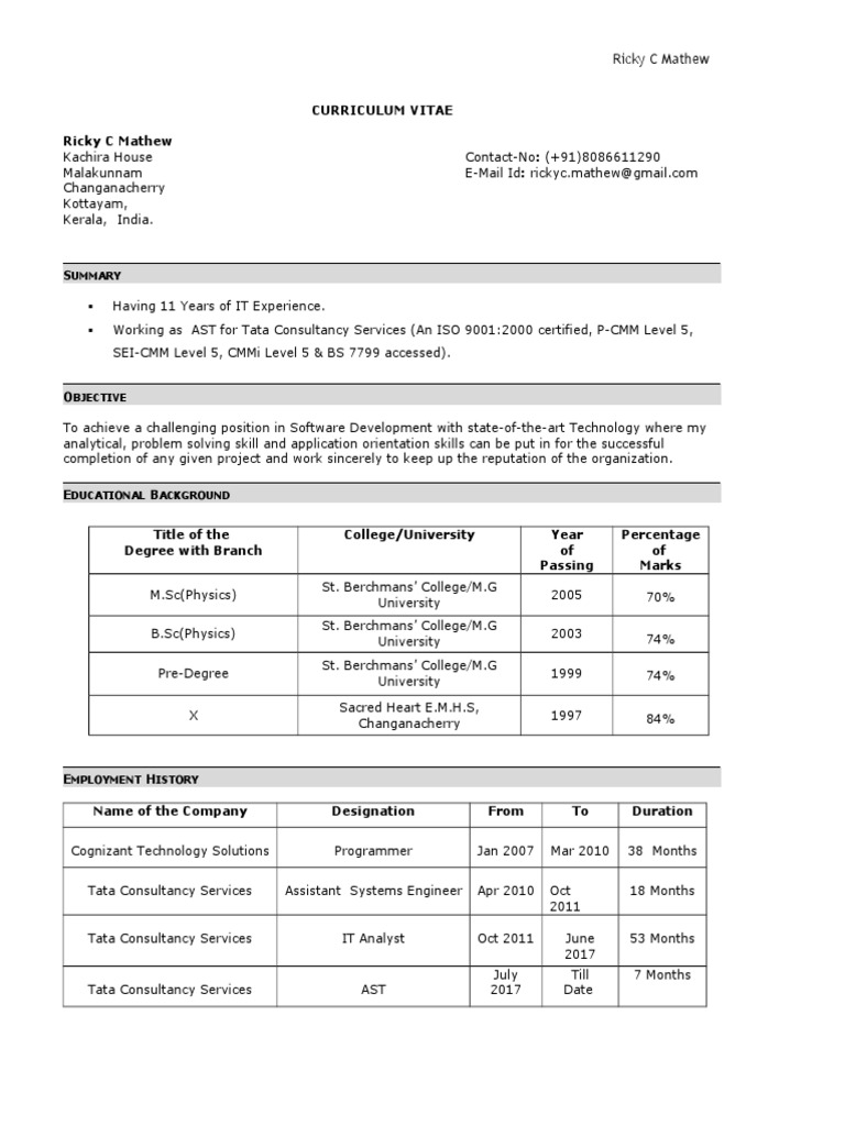 Ricky Resume 2018 | PDF | American Express | Business
