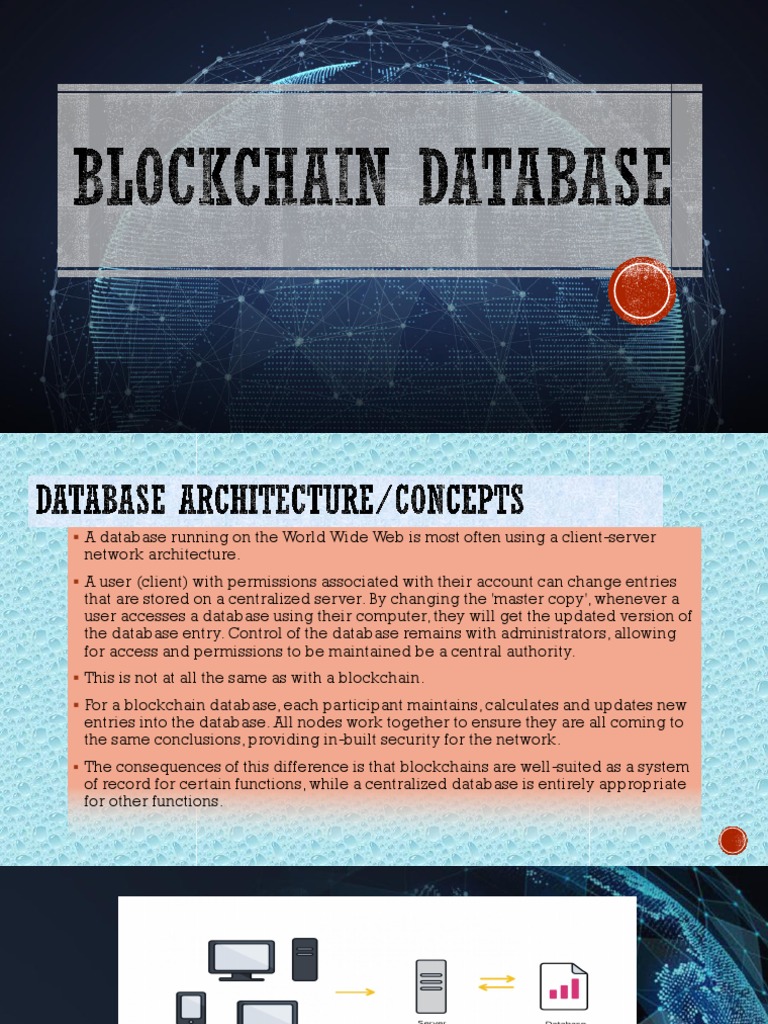 Blockchain Database | PDF | Databases | Information Technology Management