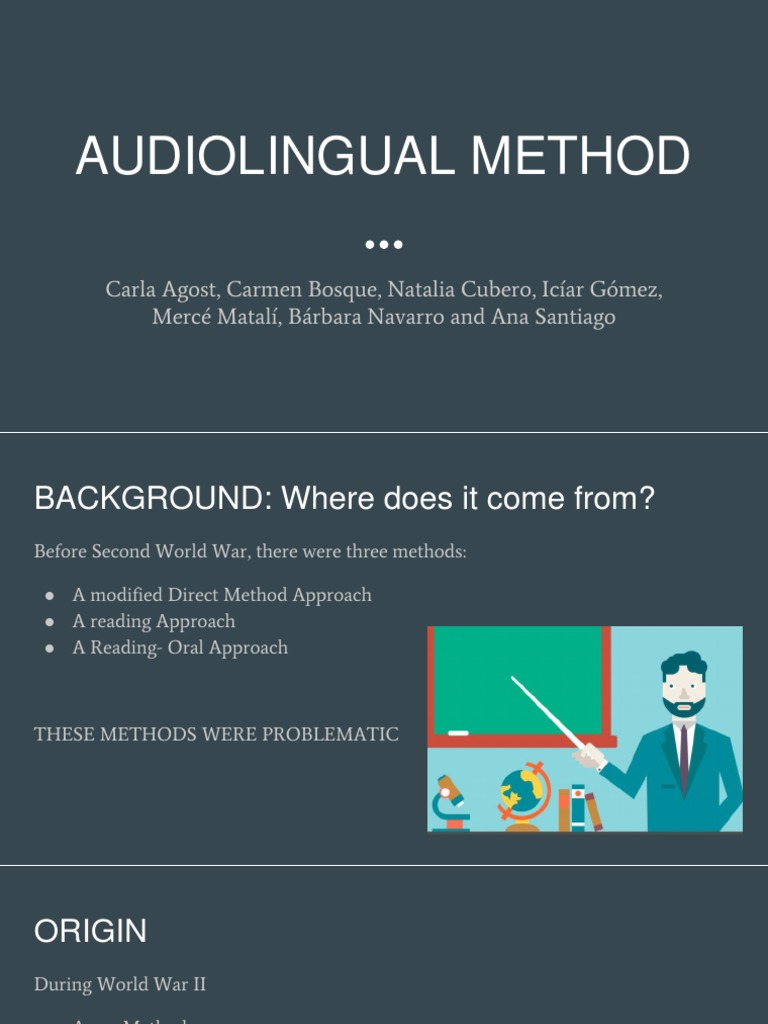 Audio-Lingual Method | PDF | Second Language | Applied Linguistics