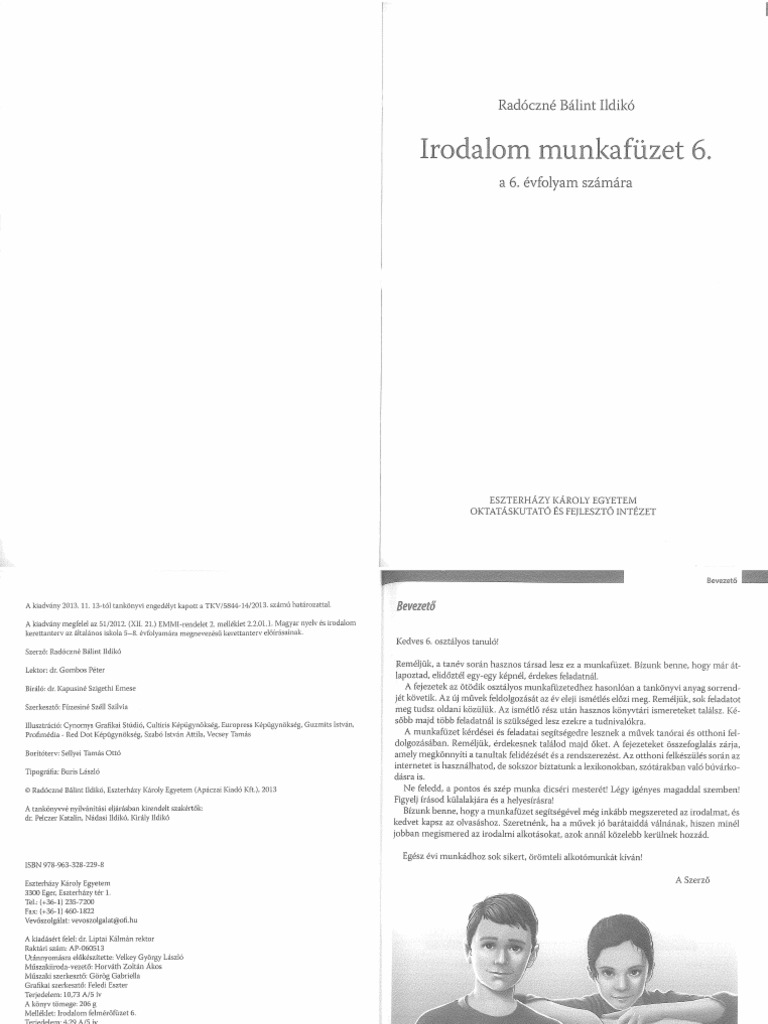 Irodalom 6 Teljes Munkafüzet | PDF