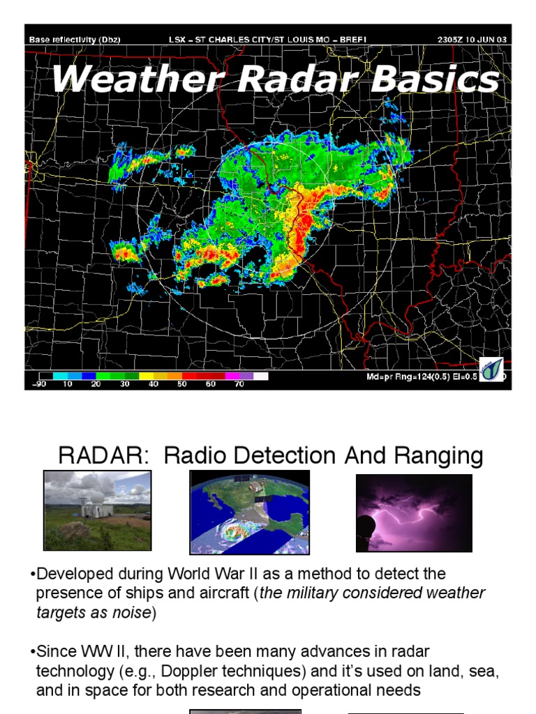 Radar Basics | PDF | Radar | Precipitation