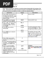 Calibration For TCS-JEJC Series | PDF