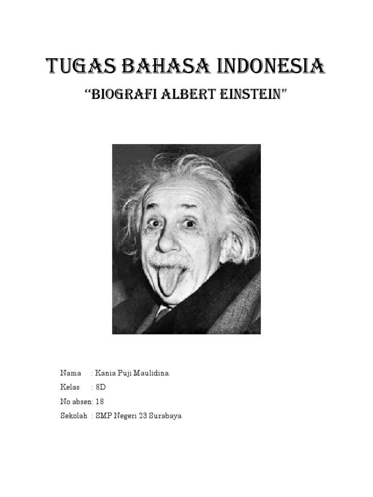 Biografi Albert Einstein | PDF