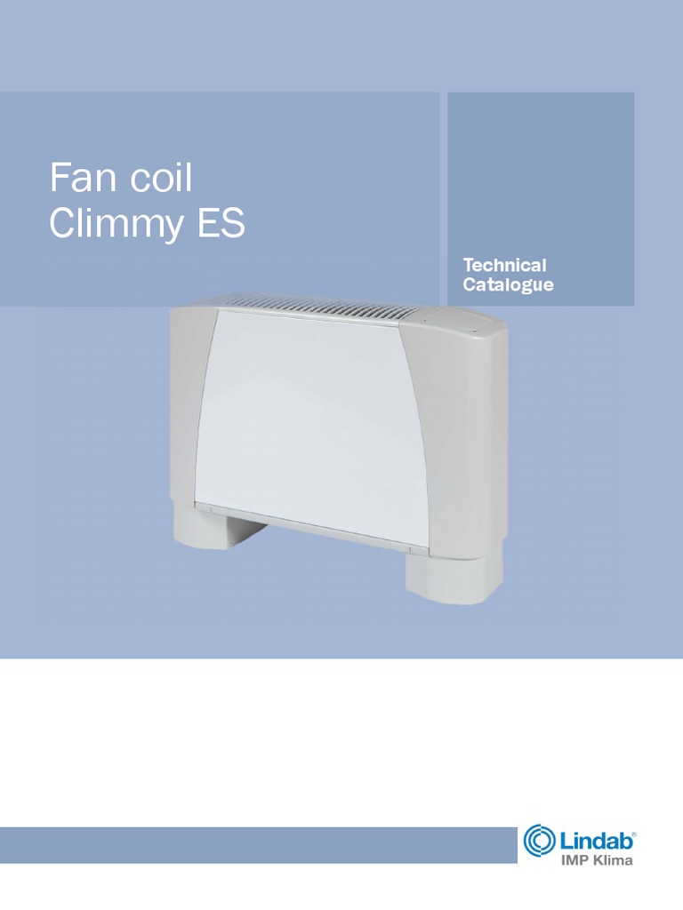 Fan Coil Climmy ES: Technical Catalogue | PDF | Air Conditioning | Hvac