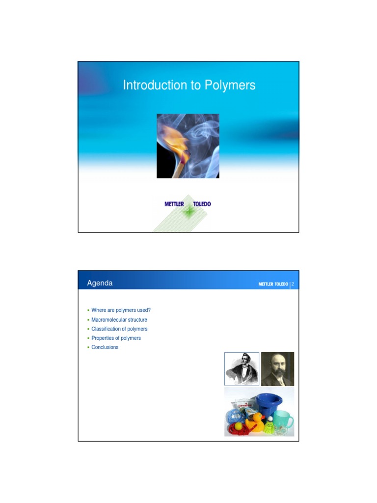 Introduction To Polymers | PDF | Elastomer | Polymers