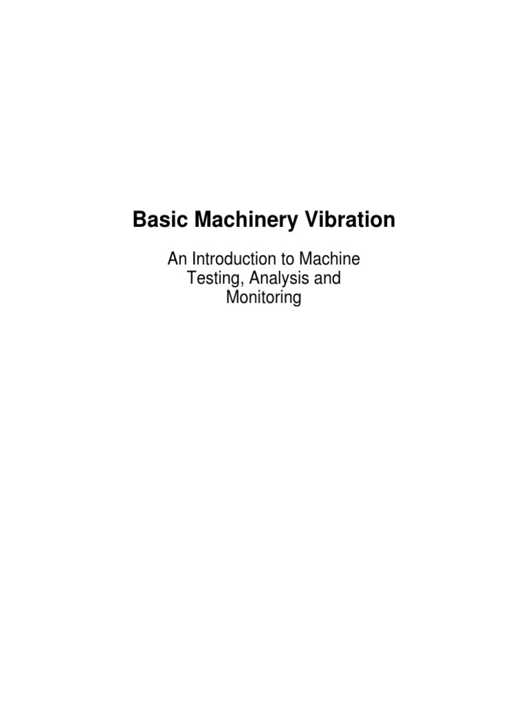 Machine Vibration Basics Guide | PDF
