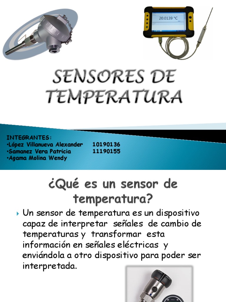 Sensores de Temperatura | PDF | Par termoeléctrico | Materiales
