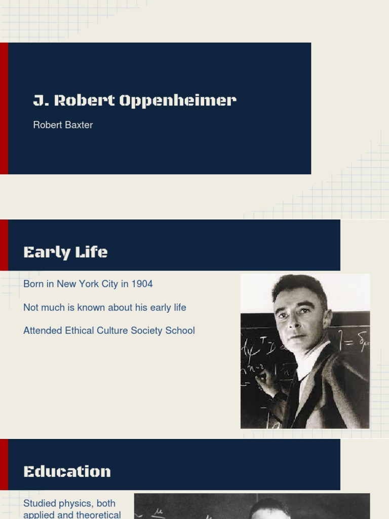 Oppenheimer Presentation | PDF