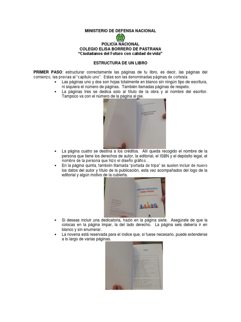 ESTRUCTURA DE UN LIBRO.pdf | Libros | Prueba gratuita de 30 días | Scribd