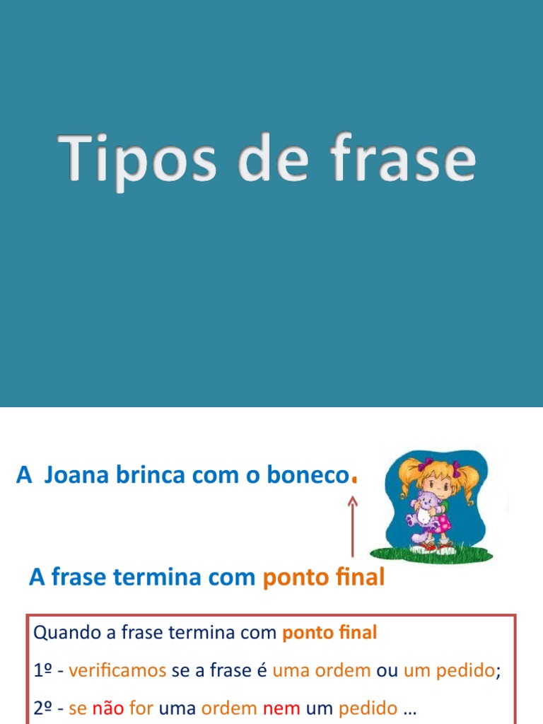 Tipos de Frase | PDF