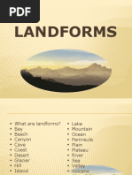 World Landforms - List of All Landforms | PDF