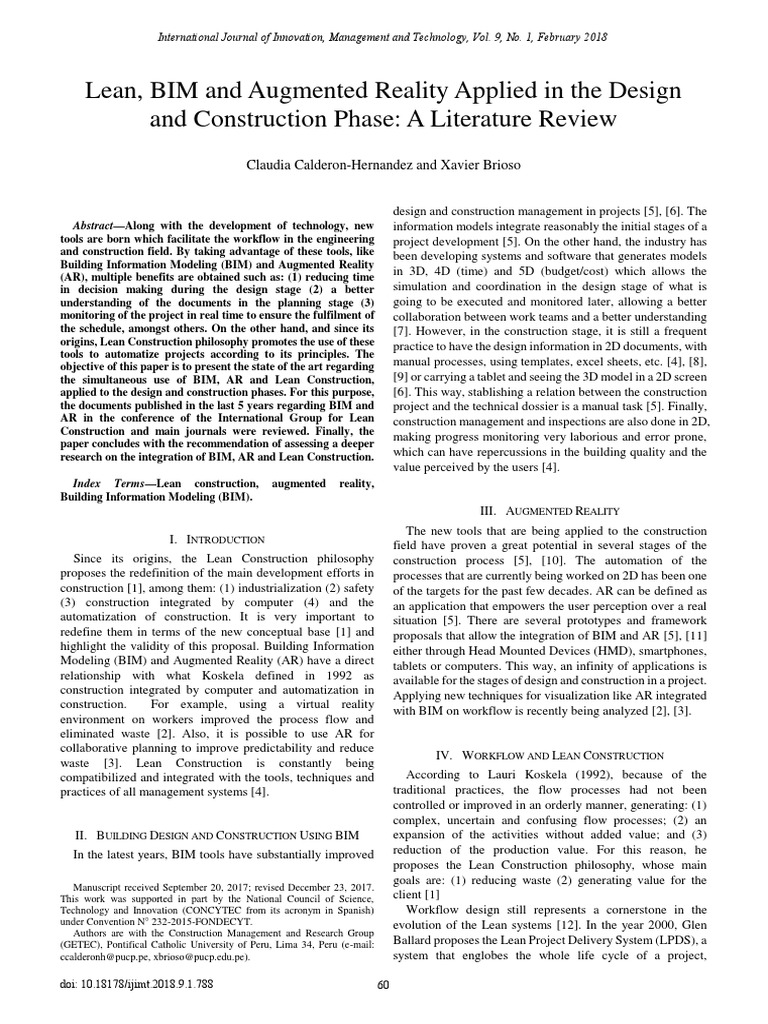 Lean BIM Brioso | PDF | Building Information Modeling | Augmented Reality