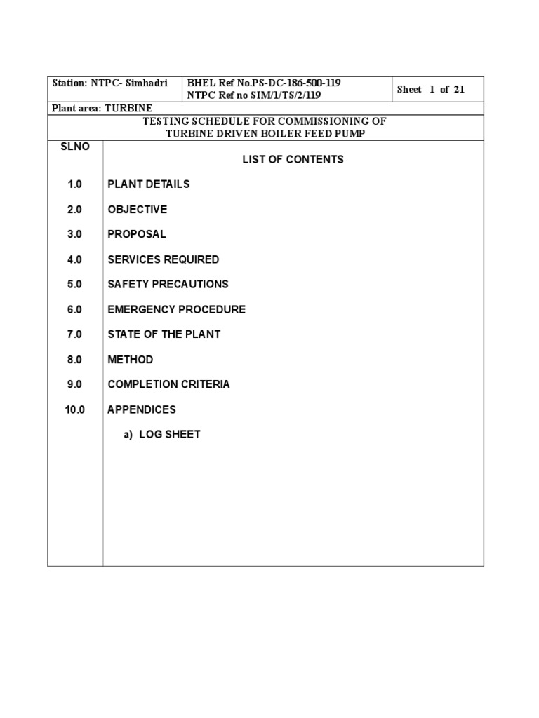 BFP TD | PDF | Pump | Valve