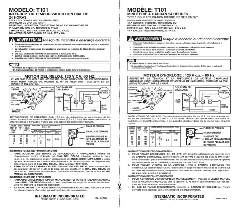 T101 Instructions | PDF | Manufactured Goods | Physics