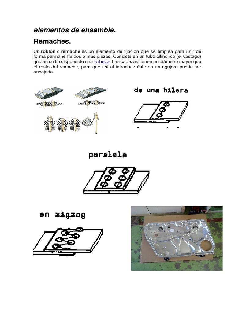 Elementos de Ensamble | PDF | Tornillo | Máquinas