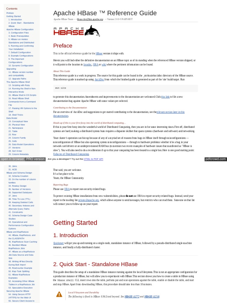 Hbase Apache Org Book HTML Apache Hadoop Command Line Interface