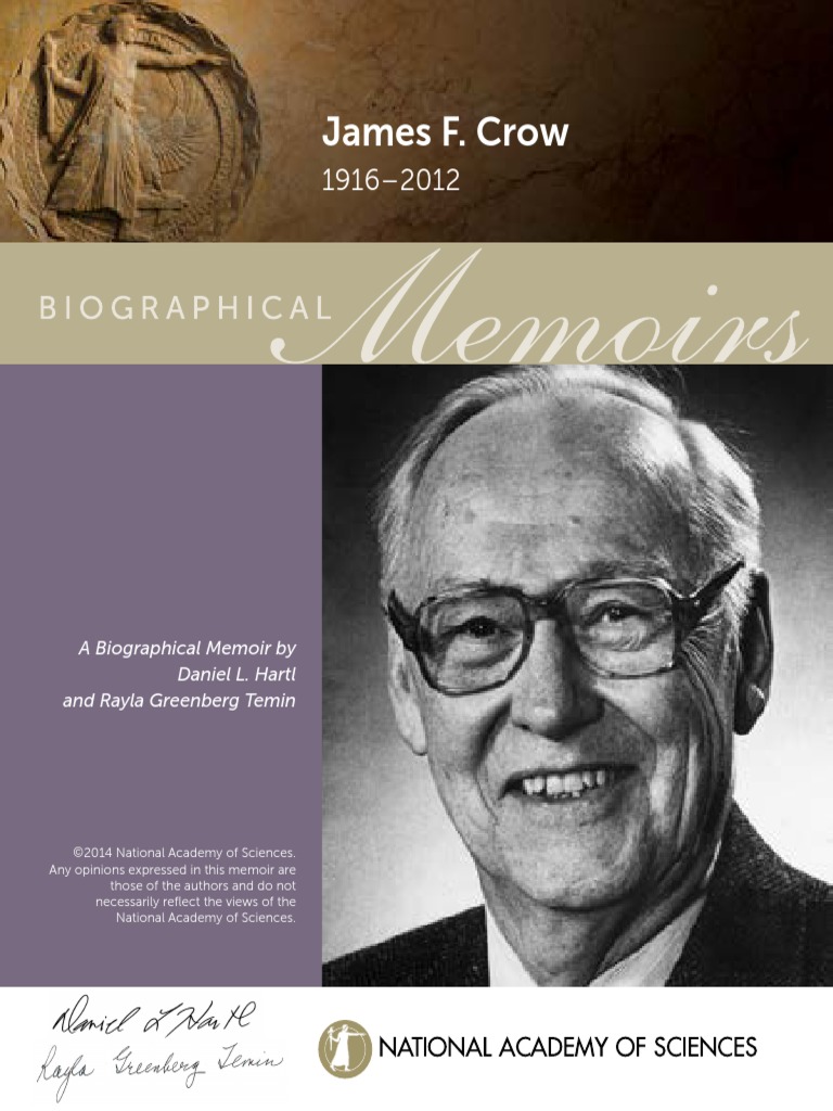 Biographical Memoirs of James F. Crow - National Academy of Sciences ...
