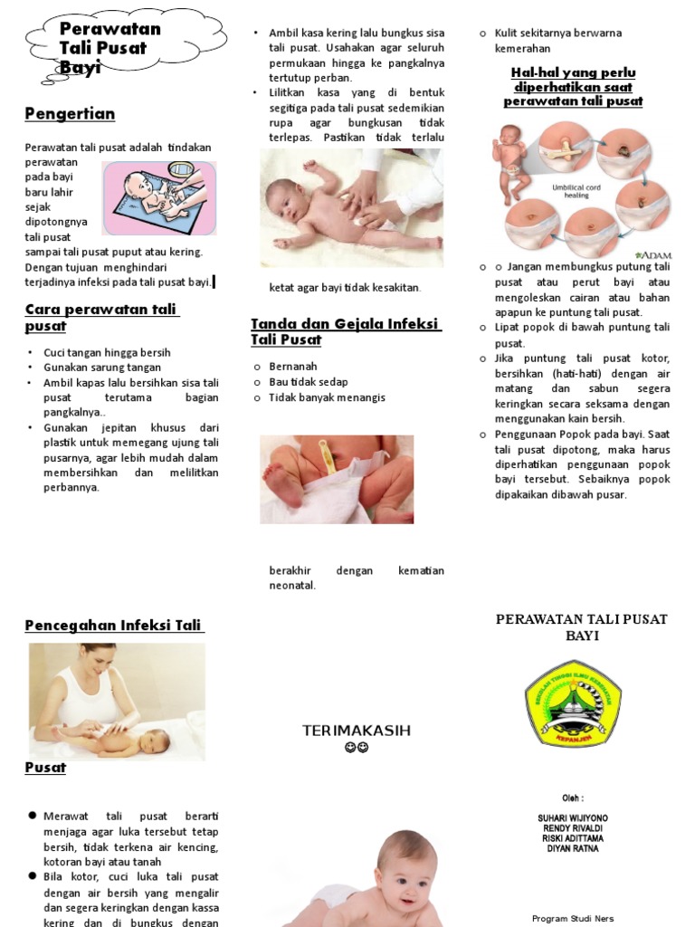 Leaflet Perawatan Tali Pusa Bayi | PDF