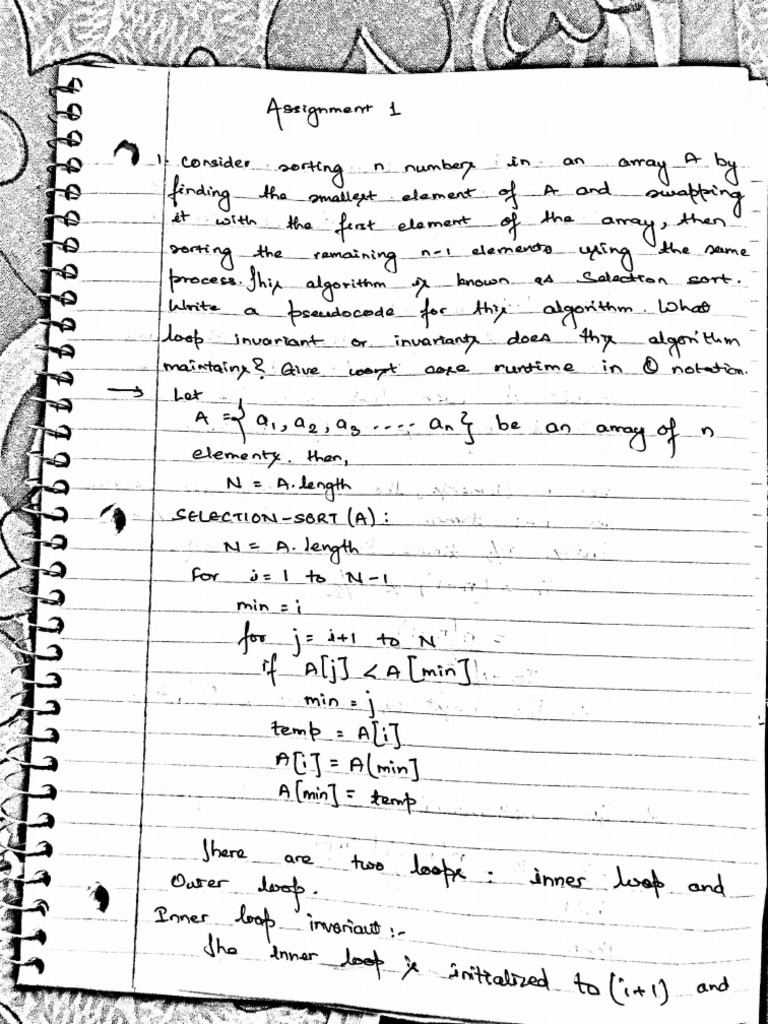 Algorithm Analysis Assignment 1-Rabin Awal | PDF