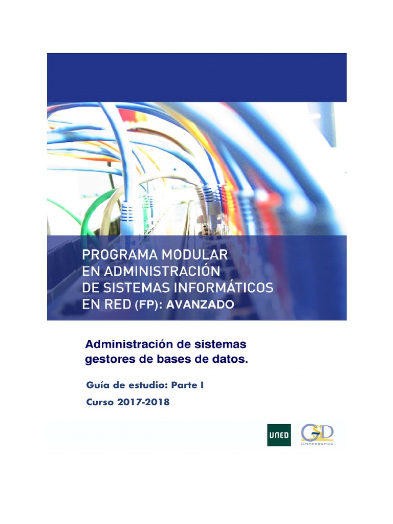 Administracion SGBD Guia Parte I | PDF | Mi sql | Bases de datos
