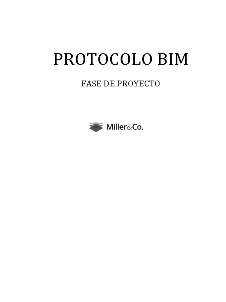 Protocolo Bim Millerco | PDF | Autodesk Revit | Modelado de información de construcción