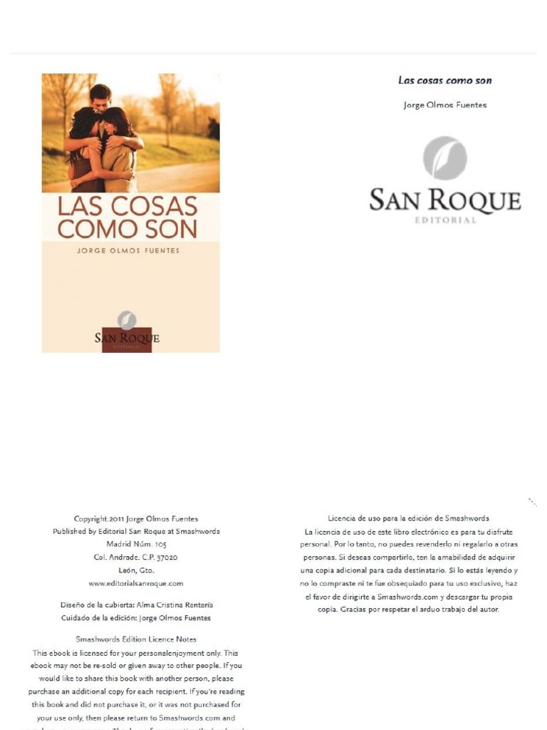Las Cosas Como Son - Jorge Olmos | PDF