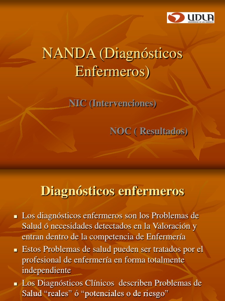 Nanda | PDF | Conceptos psicologicos | Ciencias de la Salud
