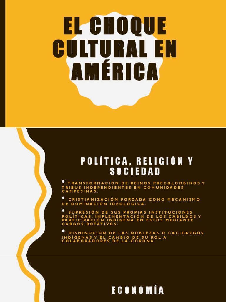 El Choque Cultural en América | PDF