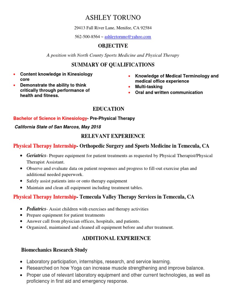 Resume Final | PDF