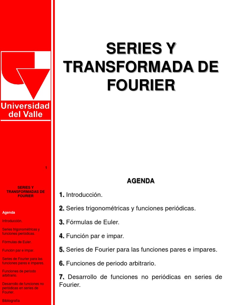 Series y Transformada de Fourier-Modificada | PDF | Funciones trigonométricas | Series de Fourier