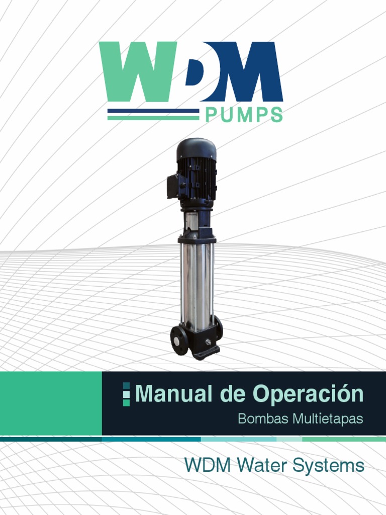 Manual de Operacion - Bombas Multietapas | PDF | Bomba | Calidad (comercial)