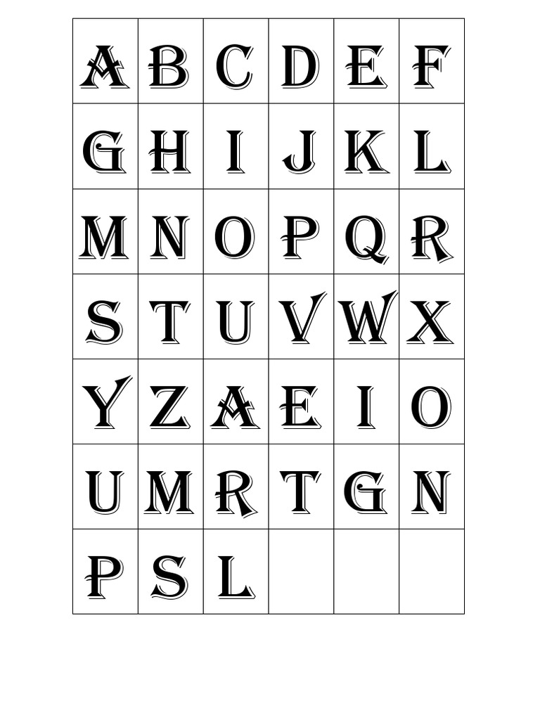 Alphabet Sequence Breakdown | PDF
