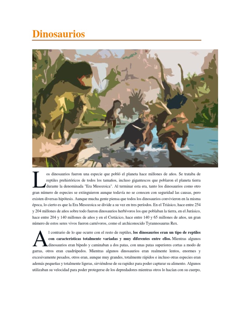 Dinosaur Ios | PDF | Dinosaurs | Reptile