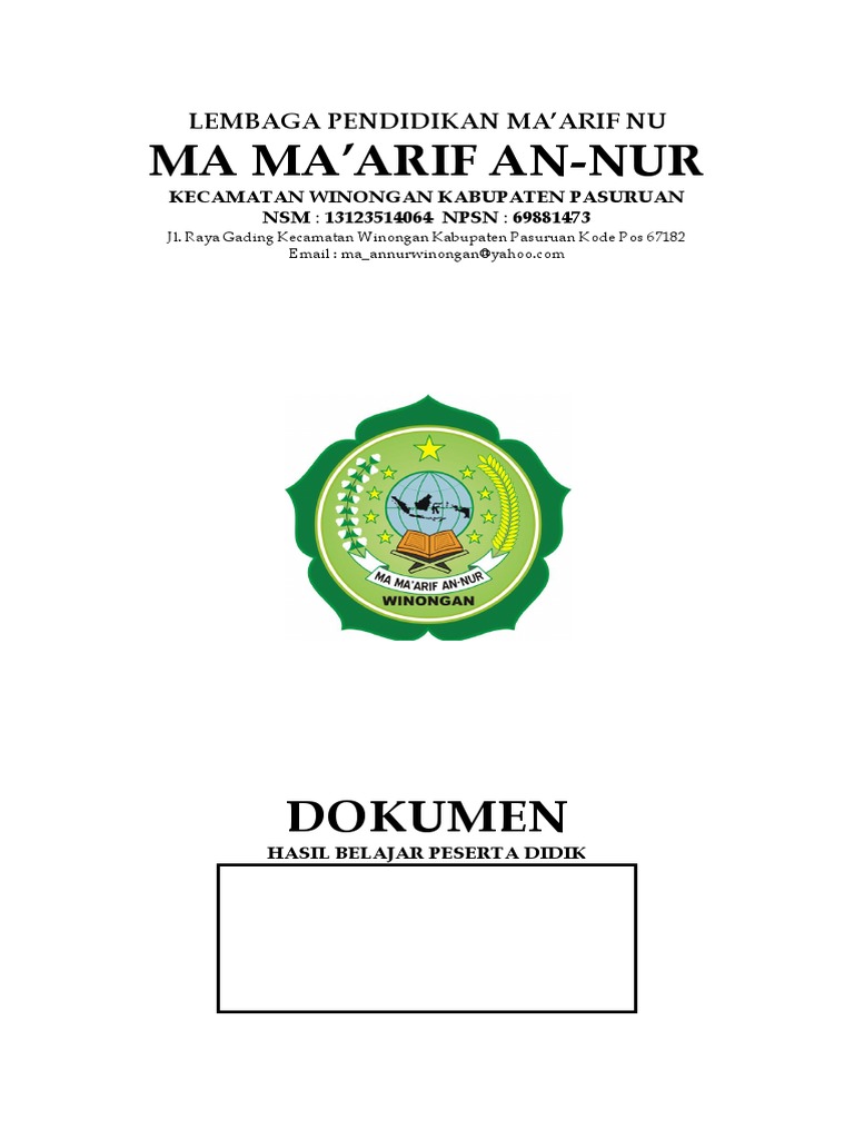 Cover Ijazah | PDF