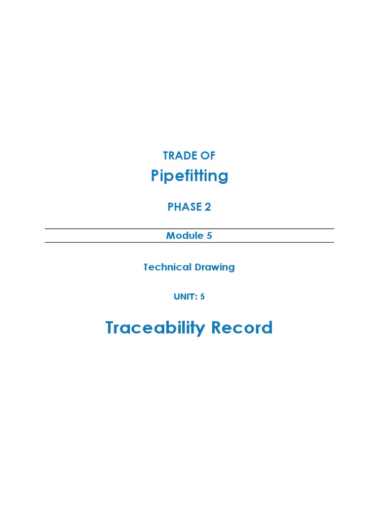 M5 U5 Traceability Record | PDF | Nondestructive Testing | Welding
