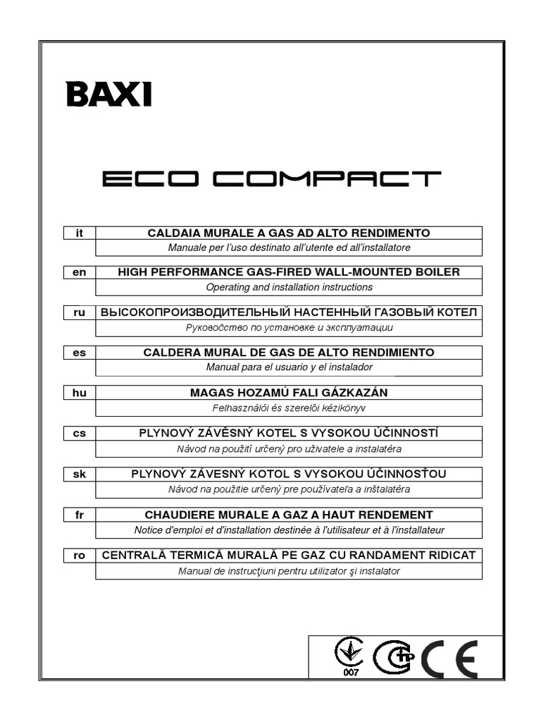Eco Compact | PDF | Boiler | Chemical Engineering